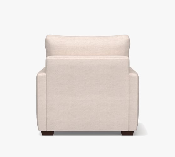 Pearce Modern Square Arm Upholstered Armchair | Pottery Barn