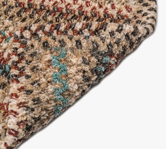 Anwen Reversible Braided Rug | Pottery Barn