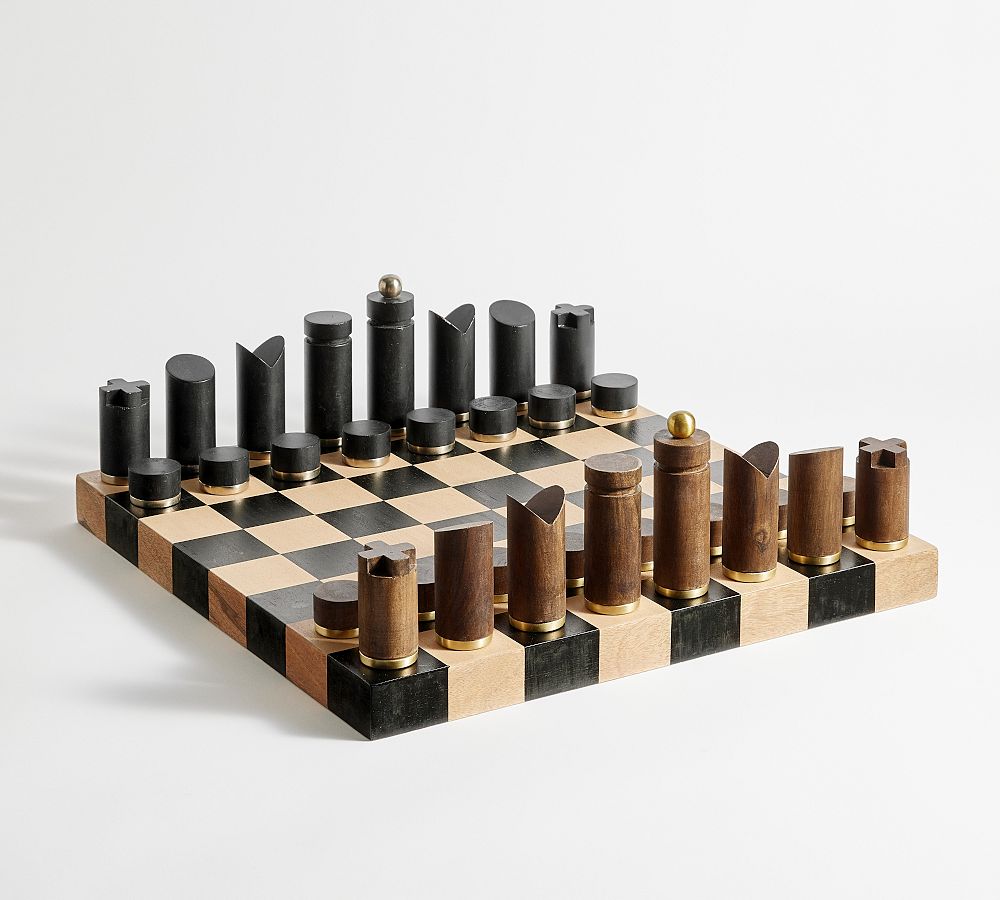 Wooden Chess Board Game | Pottery Barn