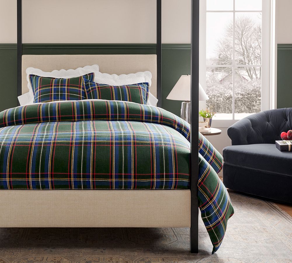 Stewart Plaid Sham | Pottery Barn