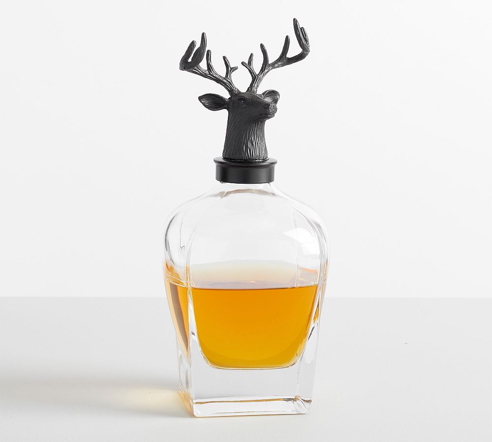 Figural Stag Liquor Decanter | Pottery Barn