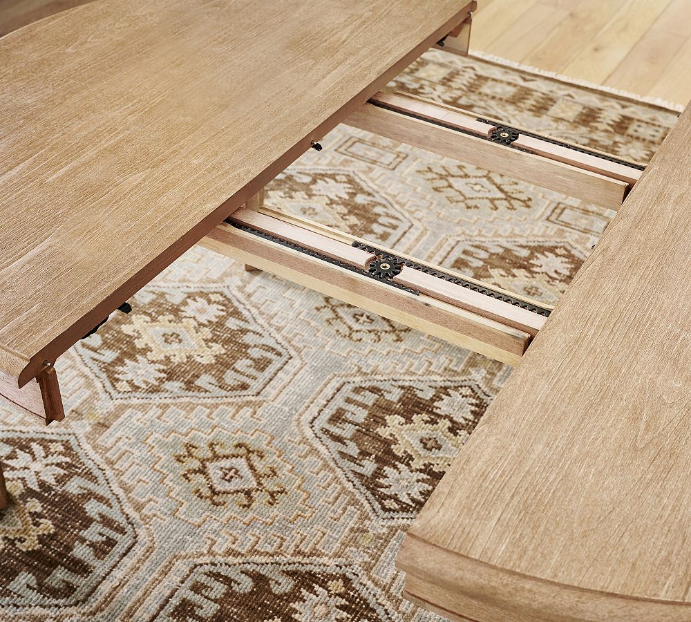 Sausalito Round Extending Dining Table | Pottery Barn