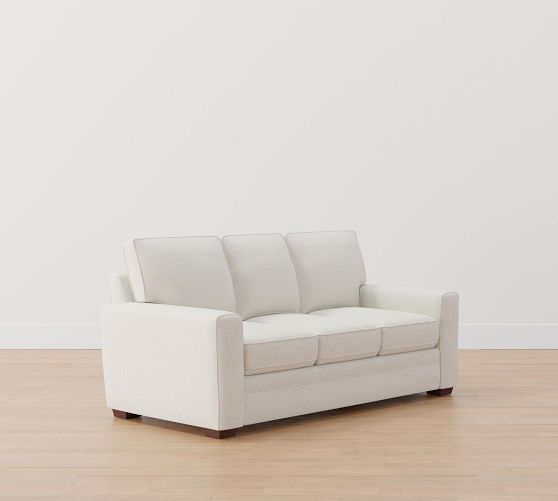 Pearce Square Arm Fabric Sleeper Sofa with Memory Foam Mattress ...