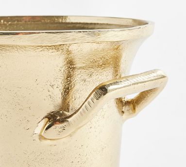 Rustic Metal Handcrafted Ice Bucket | Pottery Barn