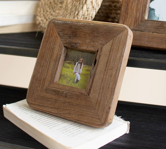 Reclaimed Wooden Frames - Set Of 3 | Pottery Barn