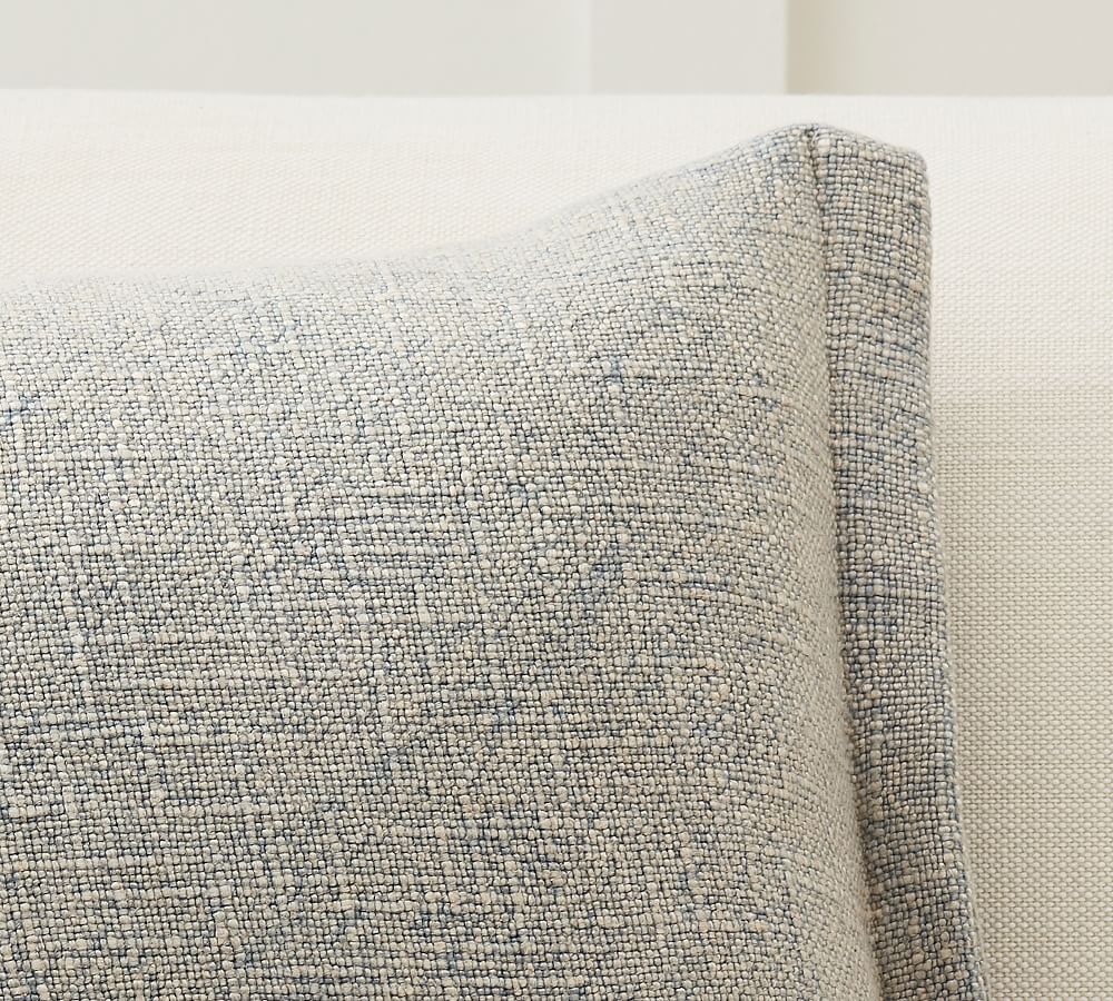 Fold Over Linen Pillow Cover | Pottery Barn