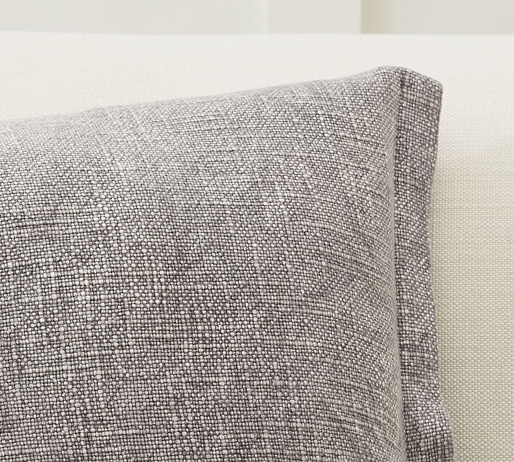 Fold Over Linen Pillow Cover | Pottery Barn