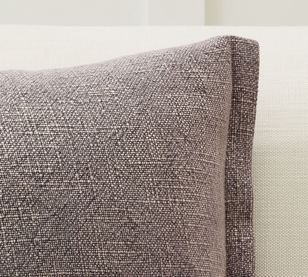 Fold Over Linen Pillow Cover | Pottery Barn