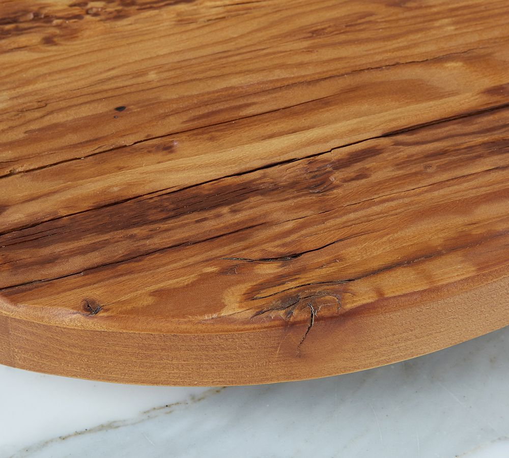 Reclaimed Pine Trivet Top Lazy Susan | Pottery Barn