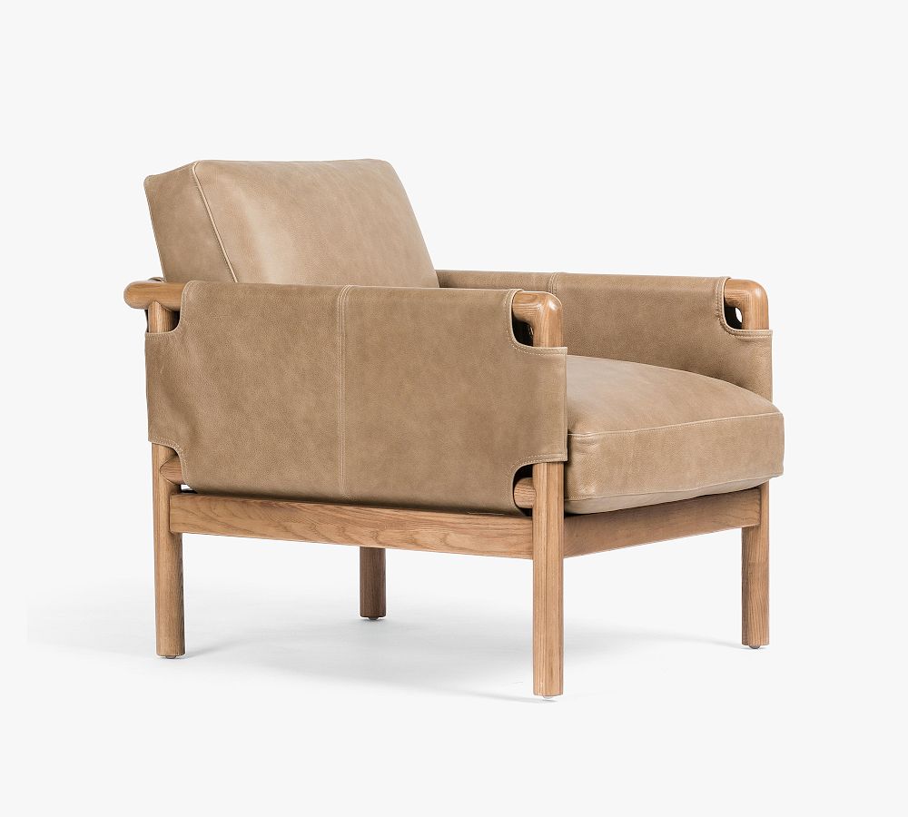 Thompson Leather Armchair | Pottery Barn