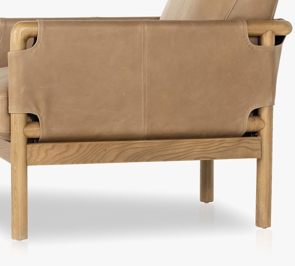 Thompson Leather Armchair | Pottery Barn