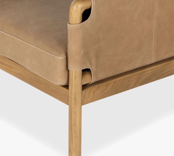 Thompson Leather Armchair | Pottery Barn