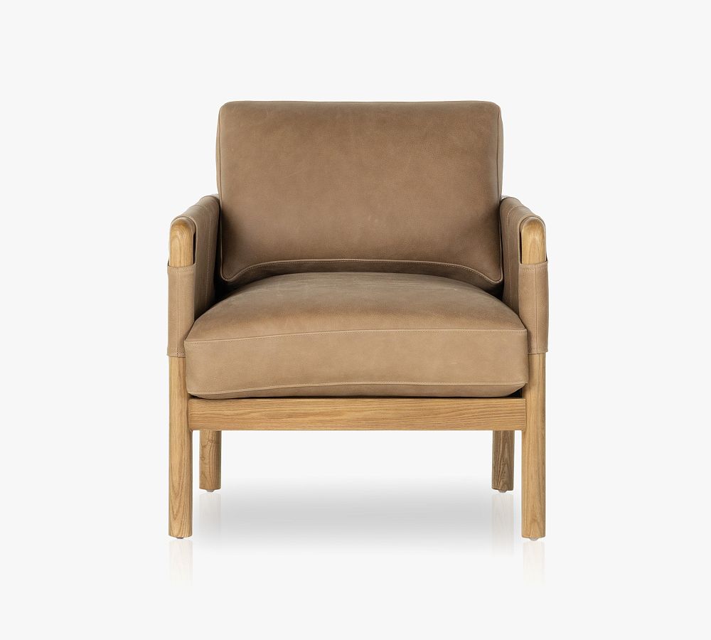 Thompson Leather Armchair | Pottery Barn