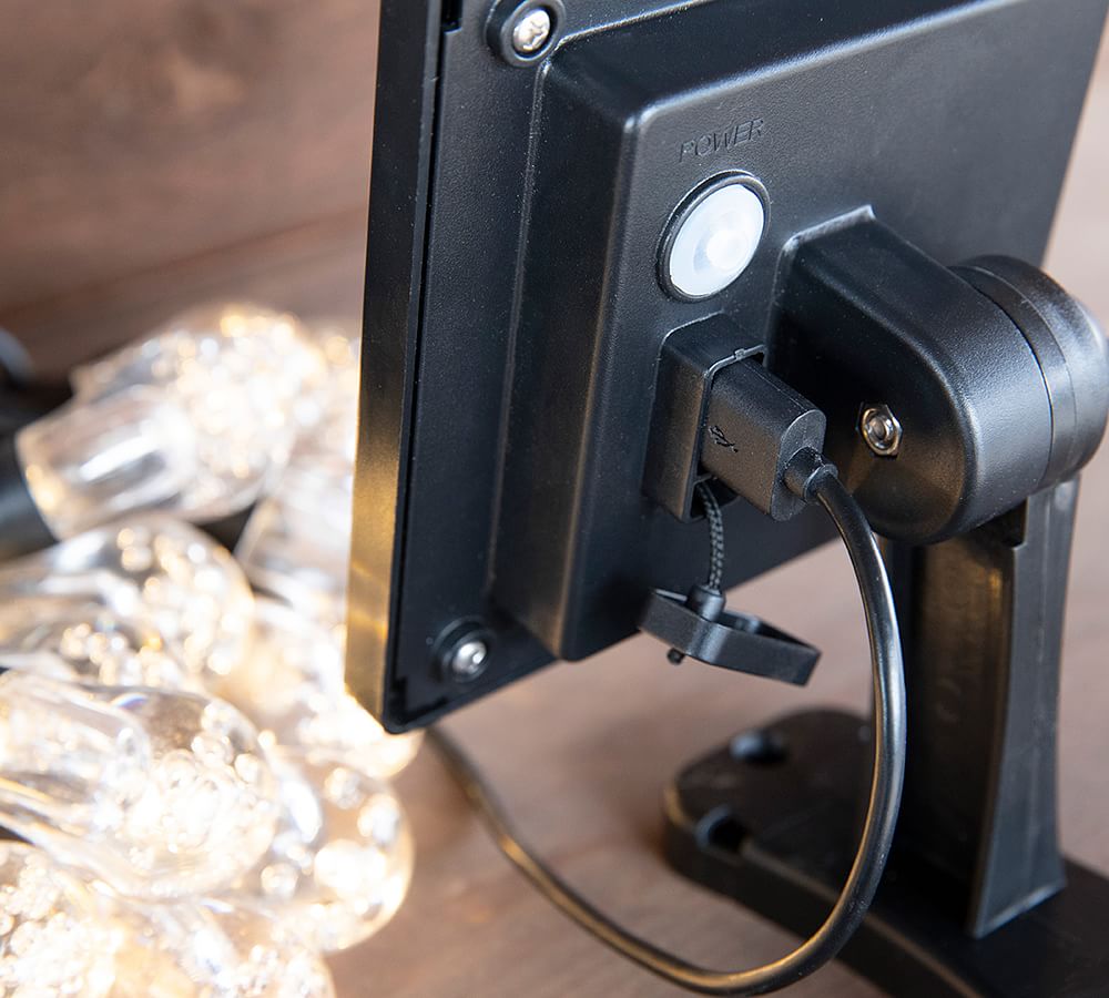 Solar Powered Color-Changing Outdoor LED String Lights | Pottery Barn