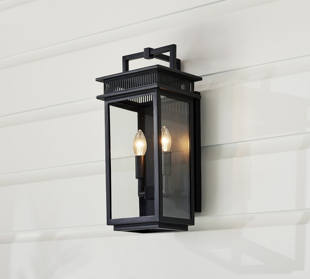 Hampshire Outdoor Metal Sconce | Pottery Barn