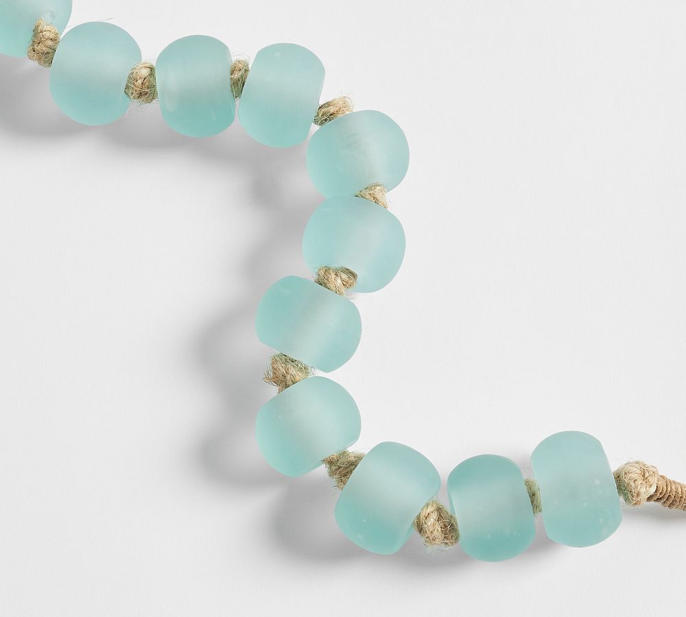 Handcrafted Cast Glass Beaded Rope | Pottery Barn