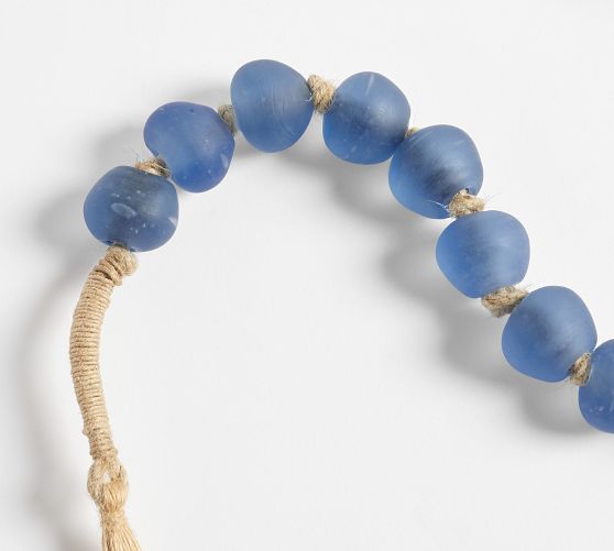 Handcrafted Cast Glass Beaded Rope | Pottery Barn
