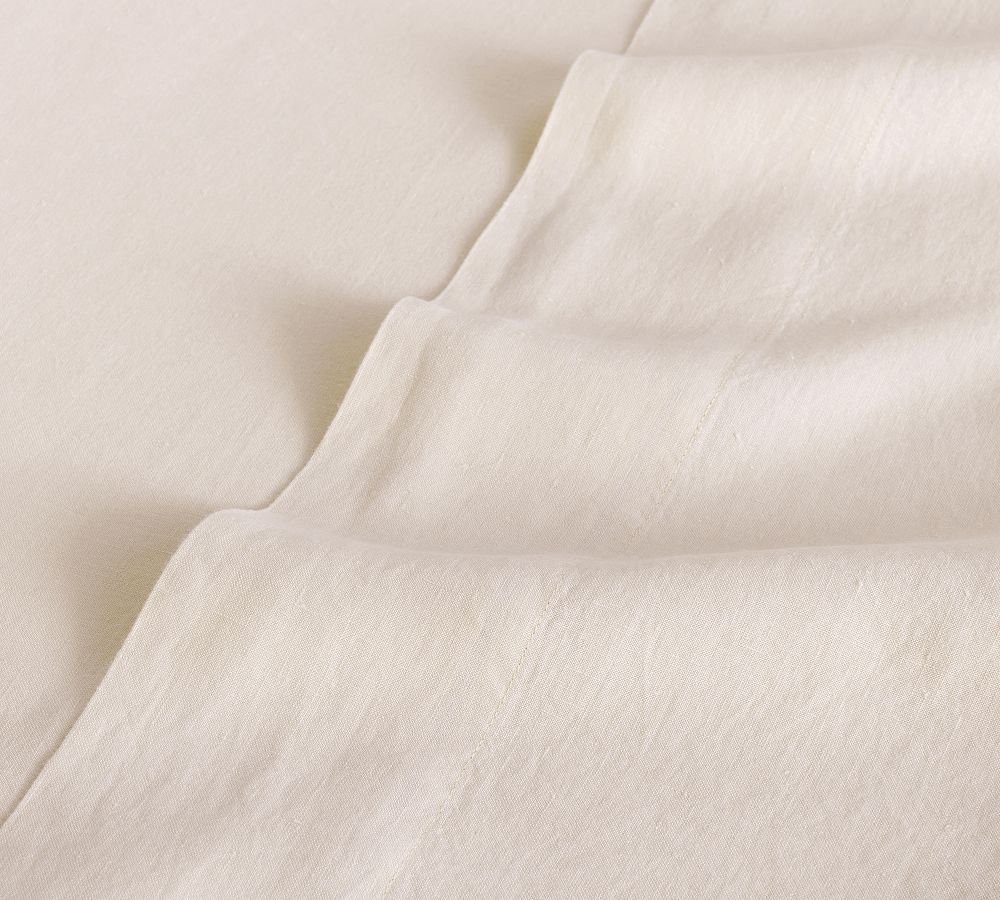 Classic Belgian Flax Linen Sheet Set | Pottery Barn