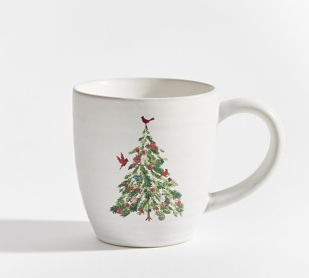 Pottery Barn Christmas Mugs