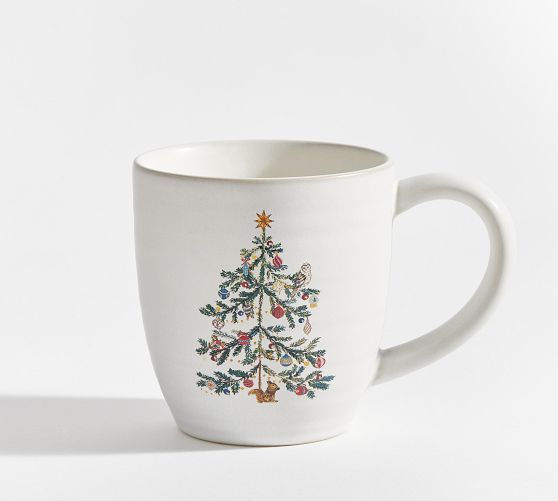 Pottery Barn Christmas Mugs