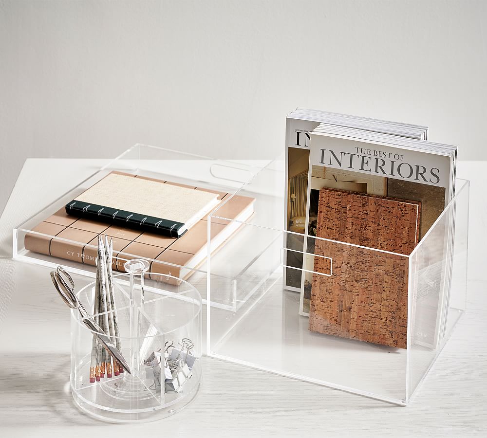 Acrylic Utility Bin | Pottery Barn