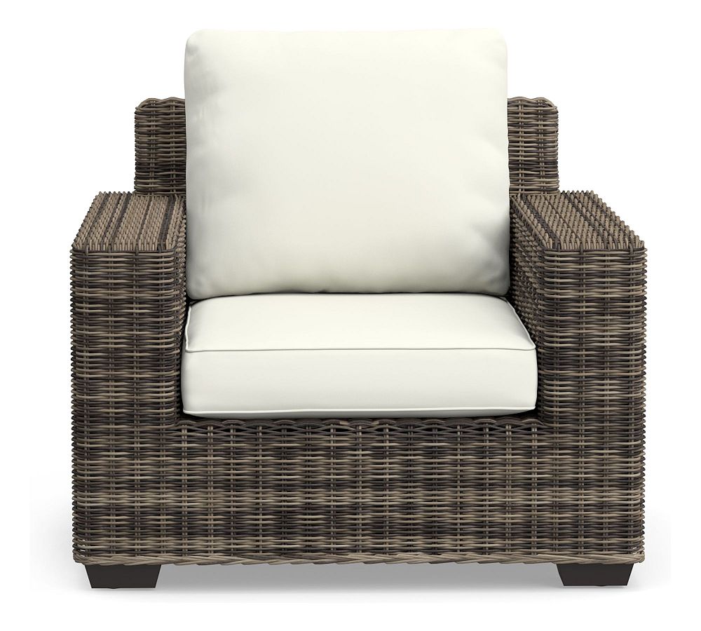 Torrey Square Arm Lounge Chair Cushion Slipcover | Pottery Barn