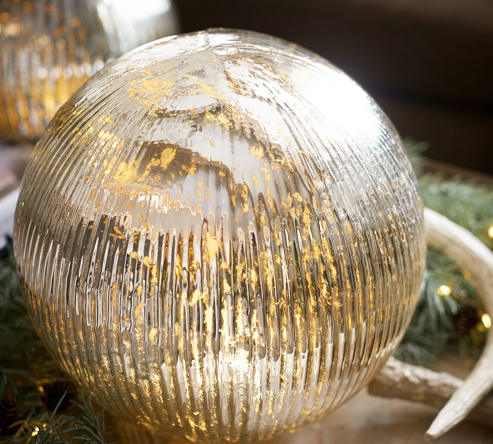 Lit Mercury Bauble | Pottery Barn