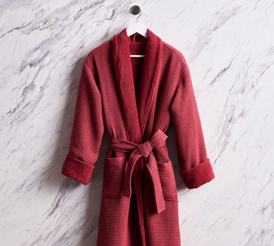 Waffle Weave Resort Robe | Pottery Barn