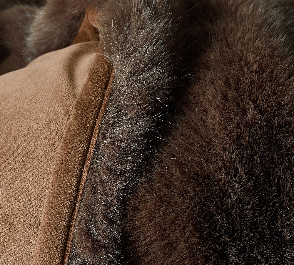 Faux Fur Mink Throw | Pottery Barn