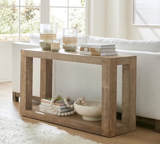 Palisades Reclaimed Wood Console Table | Pottery Barn