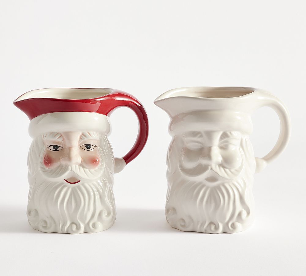 Santa Claus Pitcher | Pottery Barn