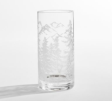 Rustic Forest Cocktail Glasses - Set of 4 | Pottery Barn