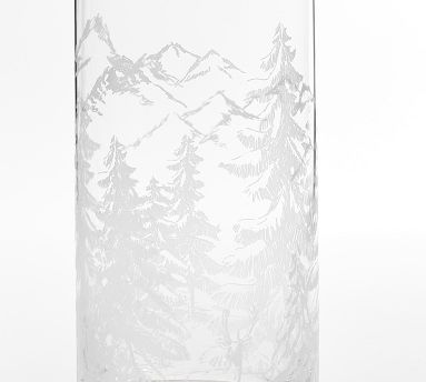 Rustic Forest Cocktail Glasses - Set of 4 | Pottery Barn