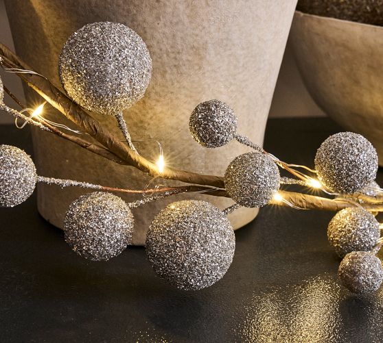 Vintage Orb Branch String Lights | Pottery Barn
