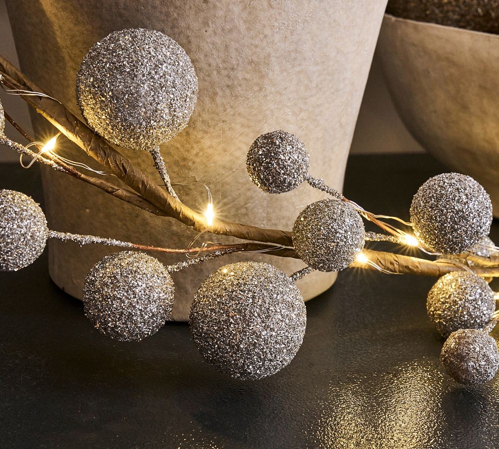 Vintage Orb Branch String Lights | Pottery Barn