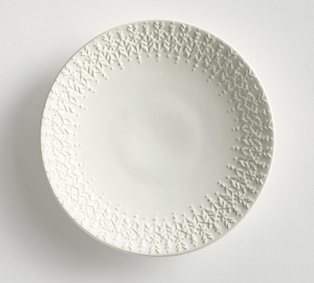 Fair Isle Embossed Salad Plates - Set of 4 | Pottery Barn