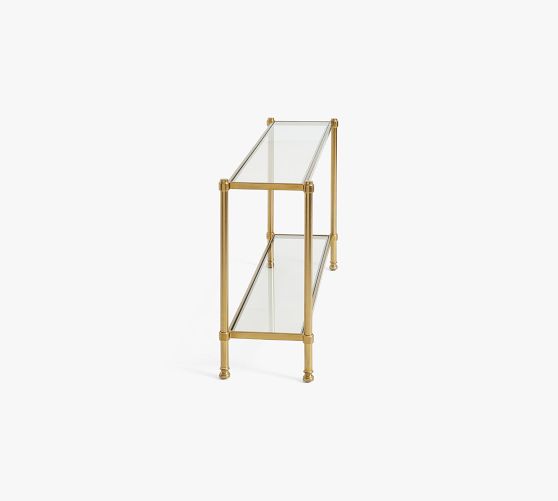 Everson Glass Console Table | Pottery Barn
