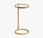 Everson Round Glass C-Table | Pottery Barn