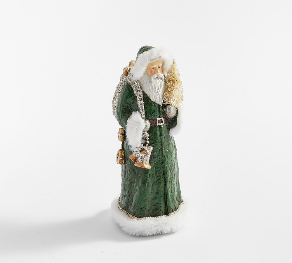 Handcrafted Santa Claus Figures | Pottery Barn