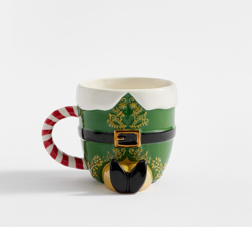 Elf Figural Mug | Pottery Barn