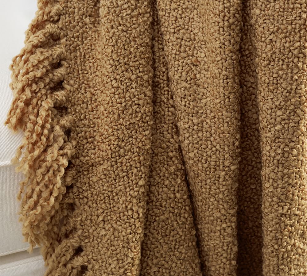 Dreamy Handwoven Fringe Throw | Pottery Barn