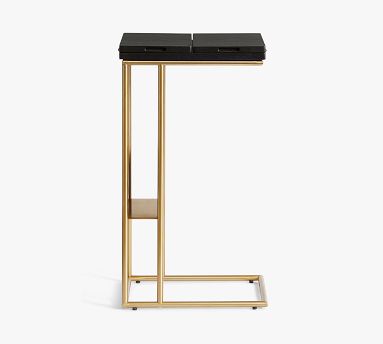 Garrett Flip Top C-Table Nightstand | Pottery Barn