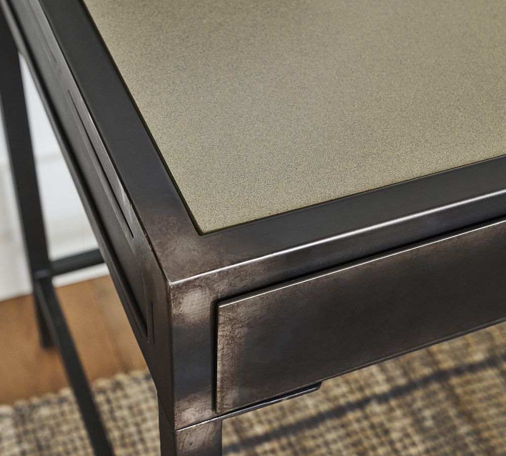 Flynn Metal Writing Desk | Pottery Barn
