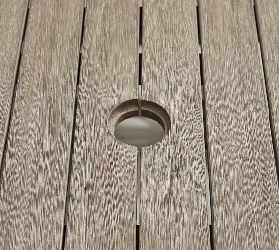 Indio Eucalyptus Drop Leaf Outdoor Dining Table | Pottery Barn