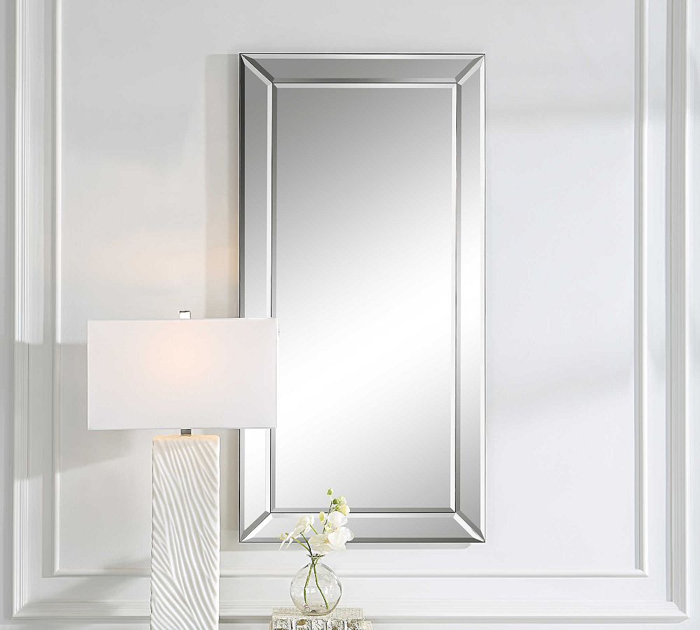 Isabella Beveled Rectangle Mirror | Pottery Barn