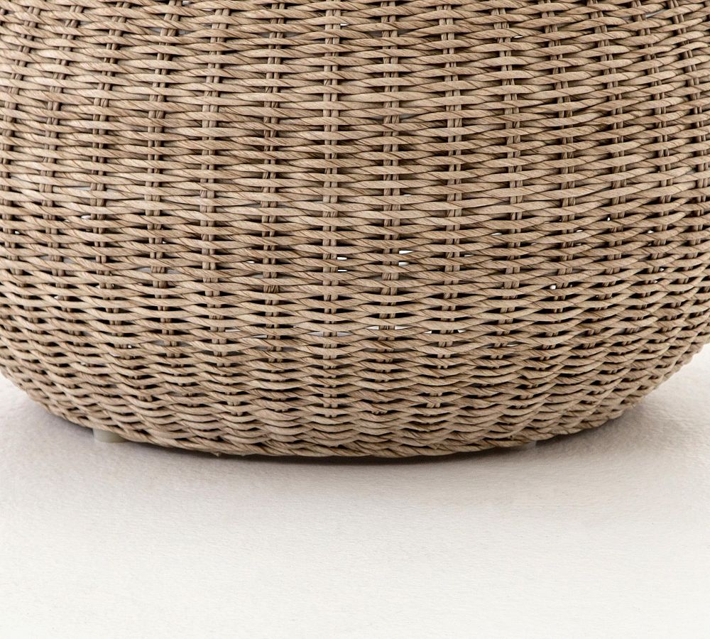 Encinitas Round Accent Stool | Pottery Barn