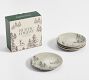 Rustic Forest Stoneware Appetizer Plates - Set of 4 | Pottery Barn