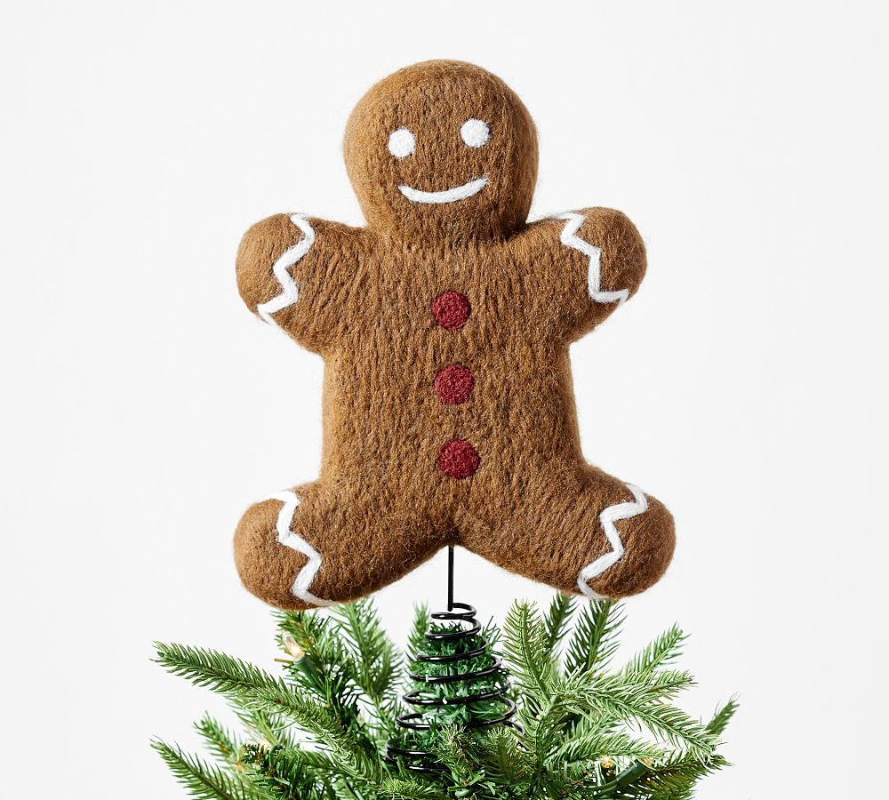 Gingerbread Tree Topper | Pottery Barn