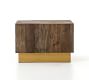 Brodie Square Reclaimed Wood Bunching Table | Pottery Barn