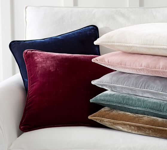 Pottery Barn Velvet Pillows
